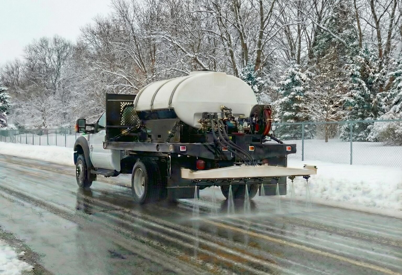 Liquid Brine & Alternative Liquid Systems for Winter Road Treatment